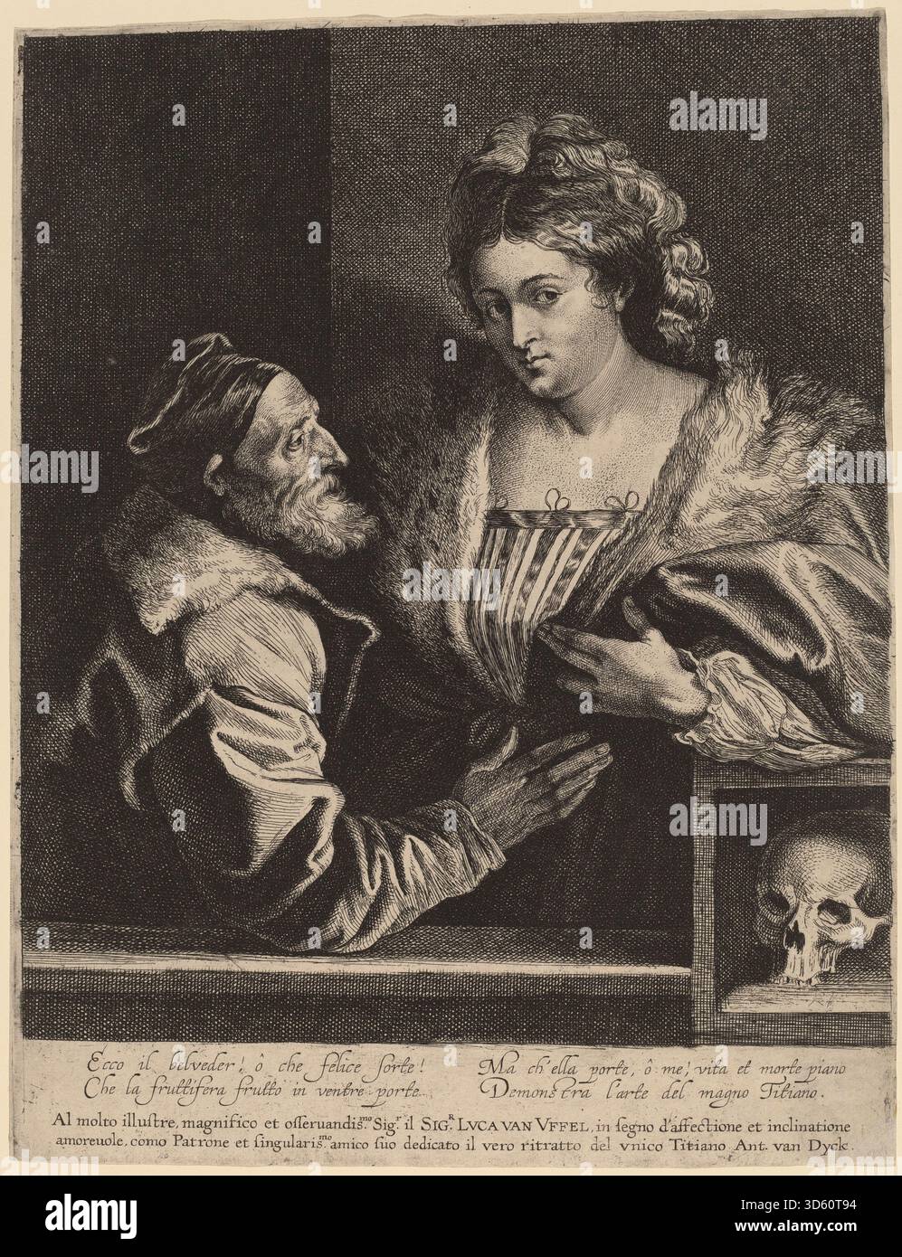 Engraving after Sir Anthony van Dyck and Lucas Emil Vorsterman ...
