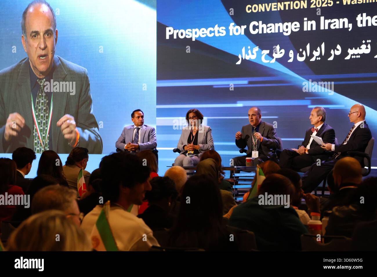 Panelists Dr. Saeid Sajadi (moderator), Dr. Behzad Raofi, Farideh ...