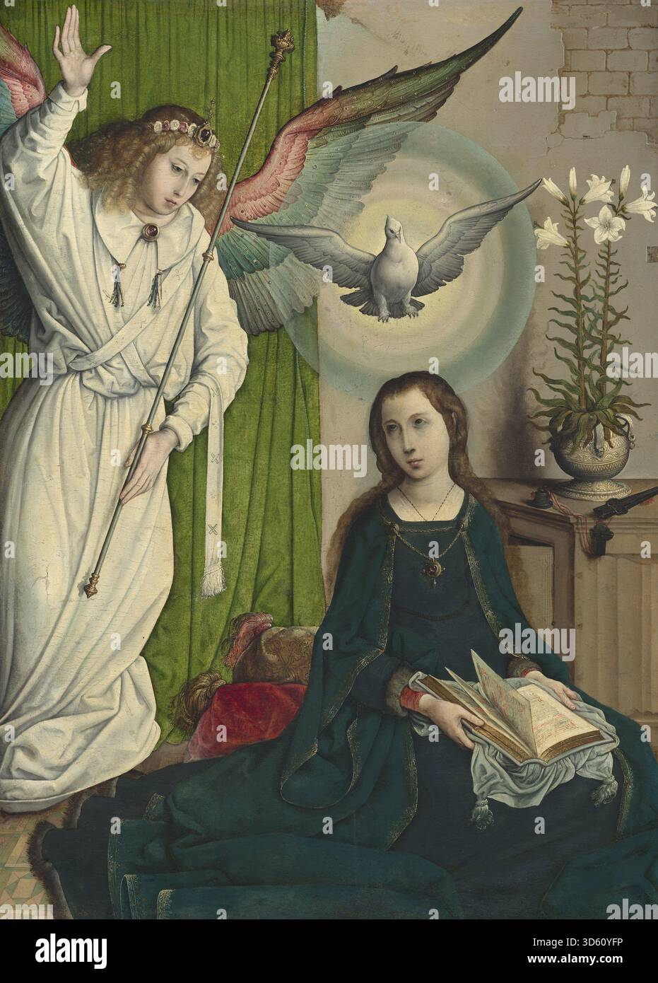 Juan de Flandes' 'The Annunciation,' created circa 1508–1519 ...