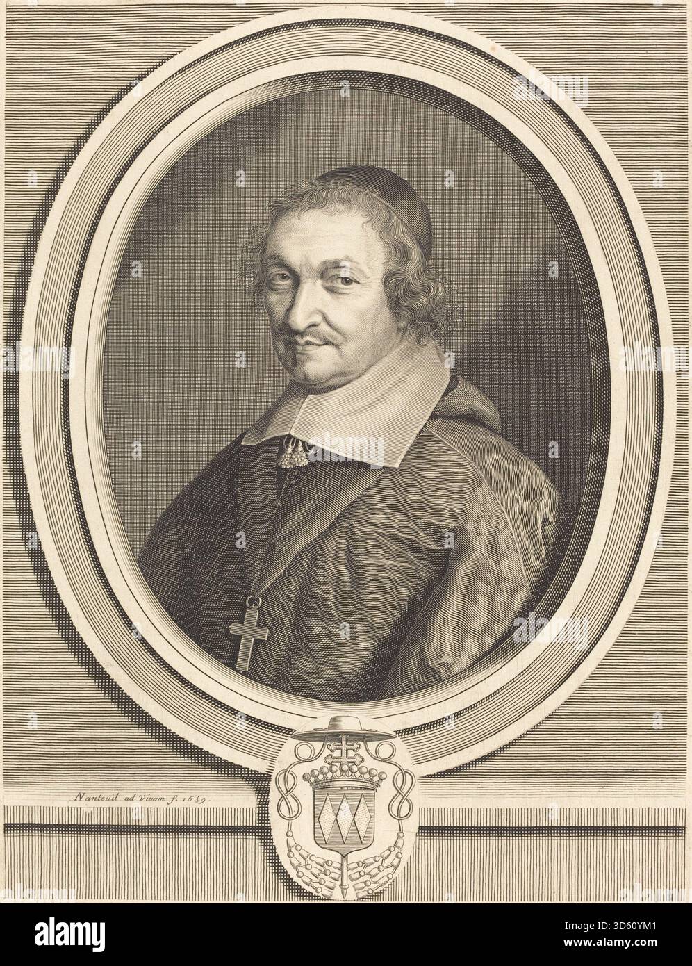 This 1659 engraving by Robert Nanteuil depicts Victor Bouthillier ...