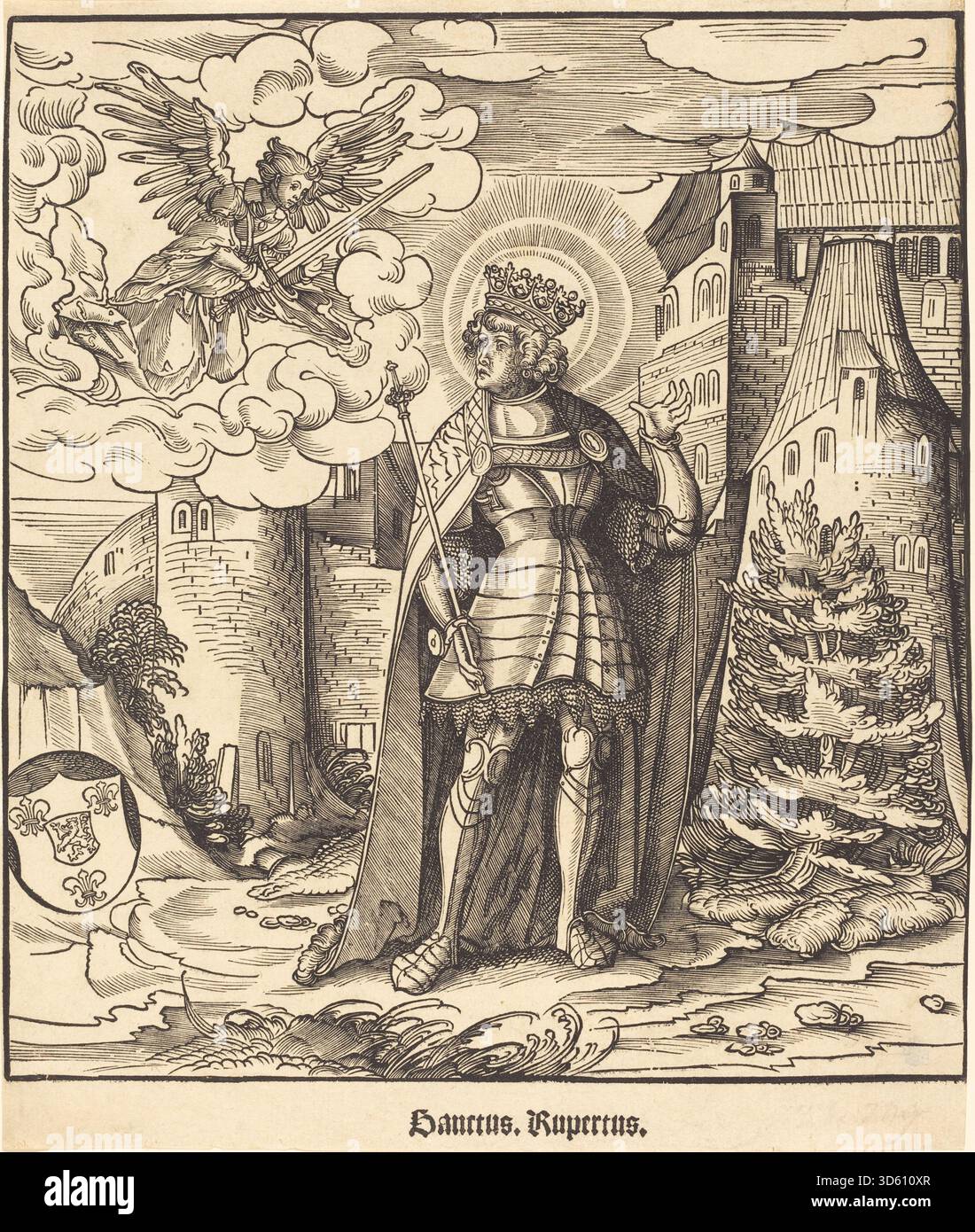 Between 1516 and 1518, Leonhard Beck depicted Saint Rupertus, showing ...