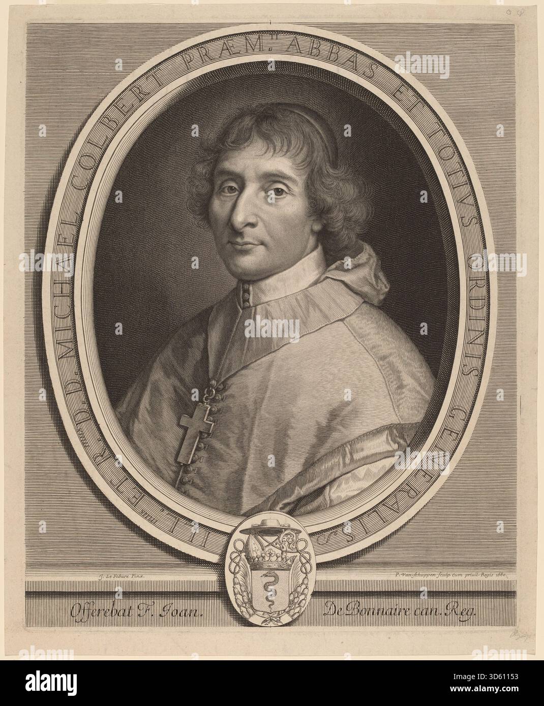 Michel Colbert (1680) by Peter Ludwig van Schuppen after Claude ...