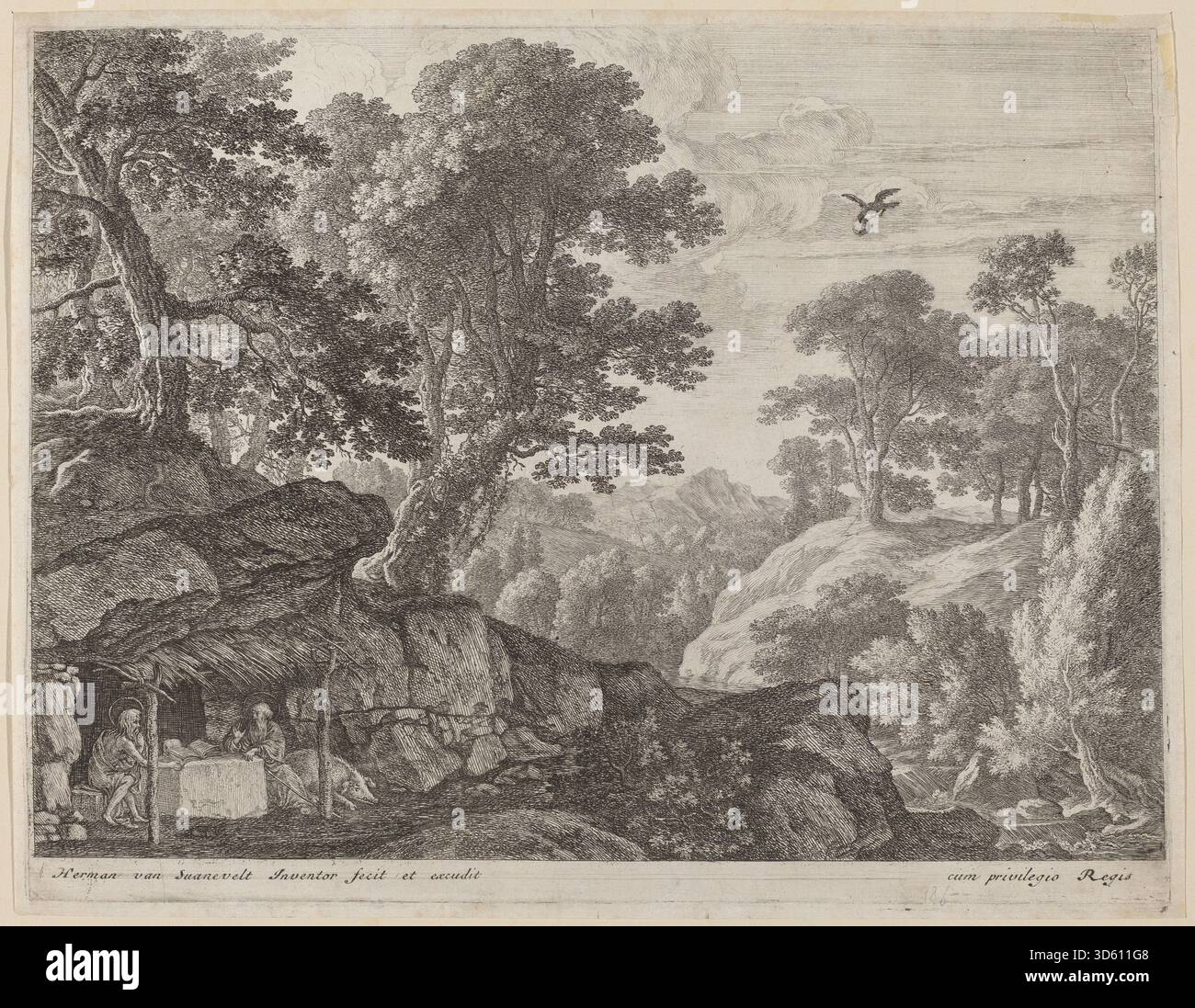 This painting by Herman van Swanevelt depicts Saint Paul and Saint ...