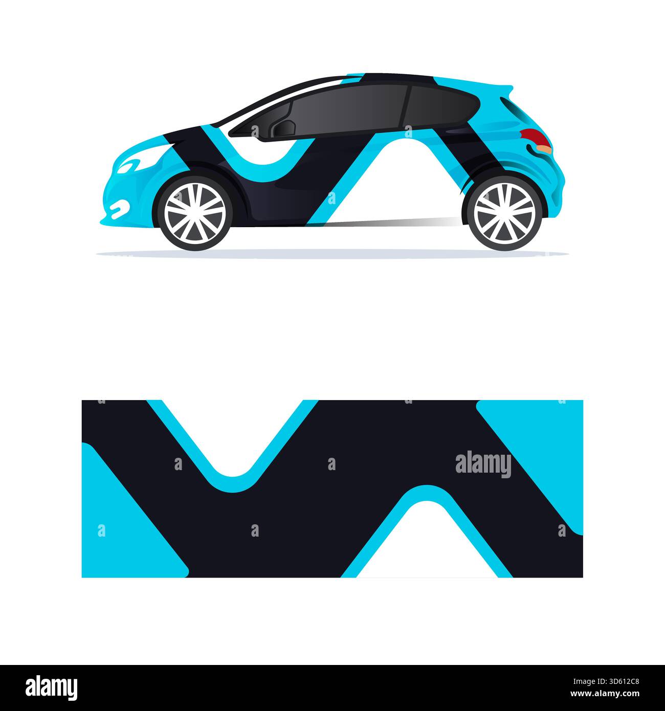 Smooth car design Stock Vector Images - Alamy