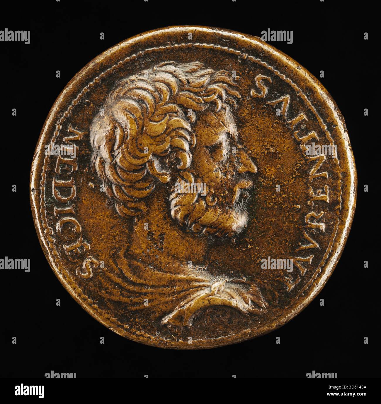 This obverse medal shows Lorenzino de' Medici (1514-1547), son of ...