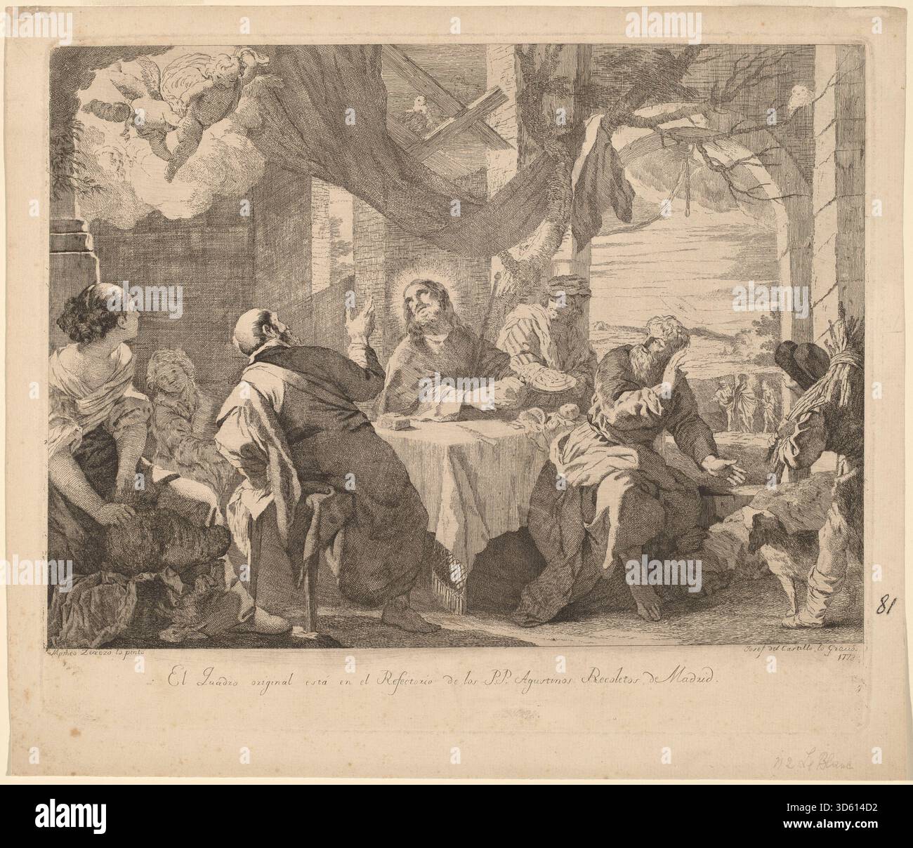 This painting by José del Castillo, after Mateo Cerezo the Younger ...