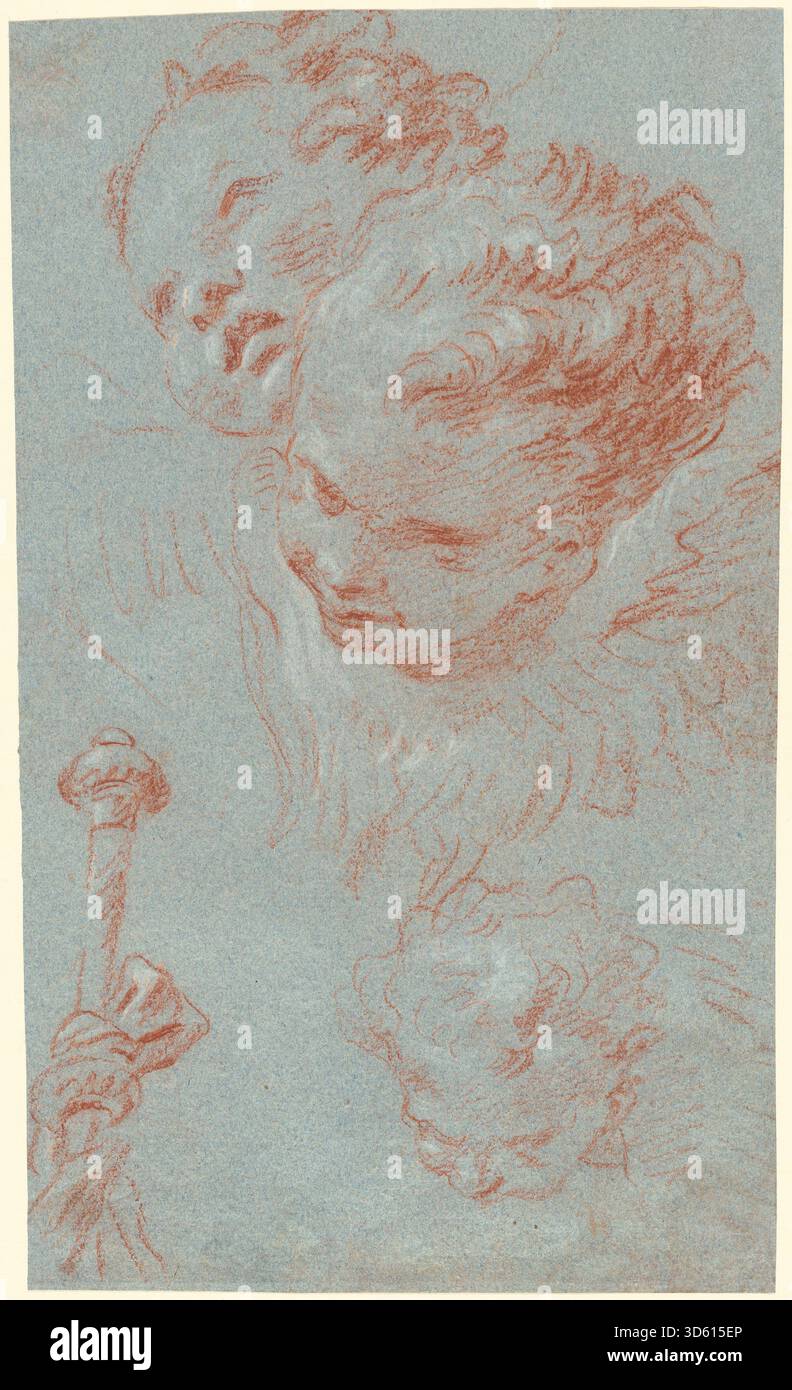 This 1750 painting by Giovanni Battista Tiepolo shows three cherubs ...