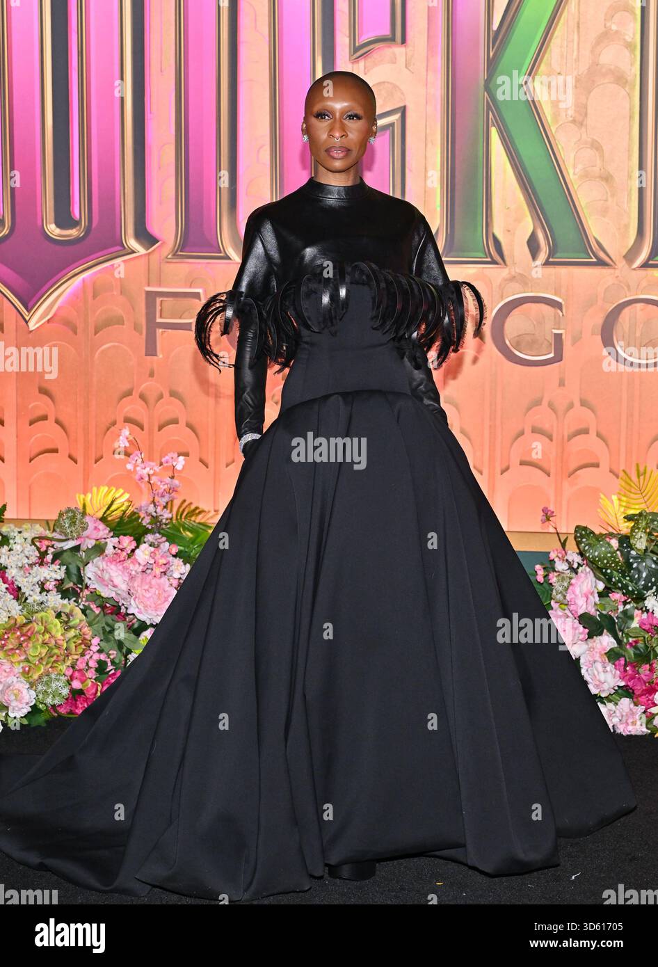 Cynthia Erivo attends the premiere of "Wicked: For Good" at Lincoln ...