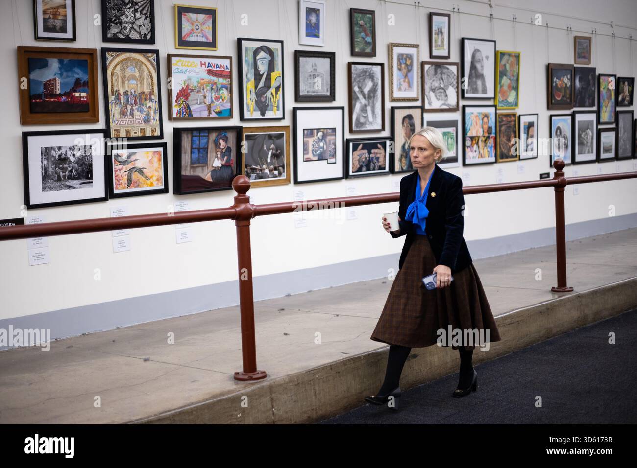 Rep. Victoria Spartz (R-Ind.) walks to a vote at the U.S. Capitol Nov ...