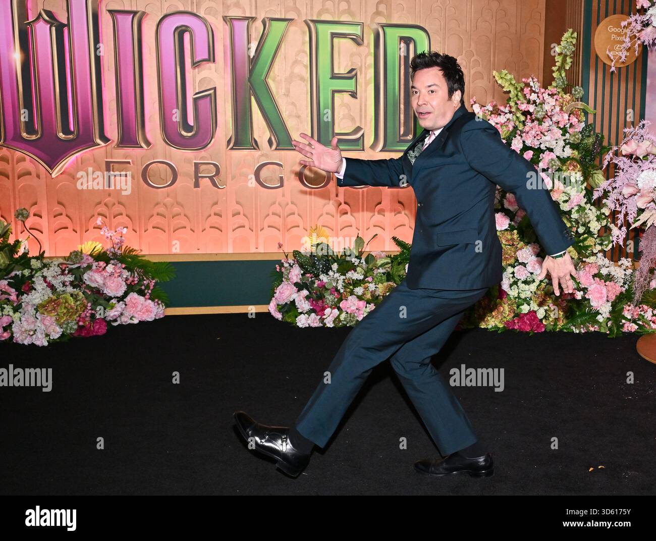Jimmy Fallon attends the premiere of "Wicked: For Good" at Lincoln ...