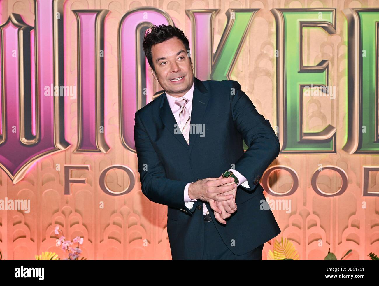 Jimmy Fallon attends the premiere of "Wicked: For Good" at Lincoln ...