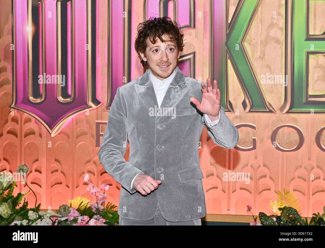 Ethan Slater attends the premiere of "Wicked: For Good" at Lincoln ...