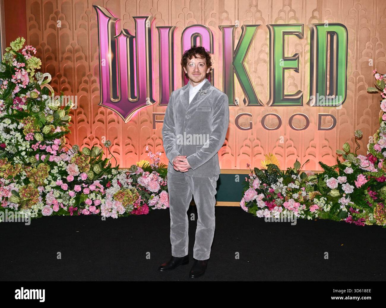 Ethan Slater attends the premiere of "Wicked: For Good" at Lincoln ...
