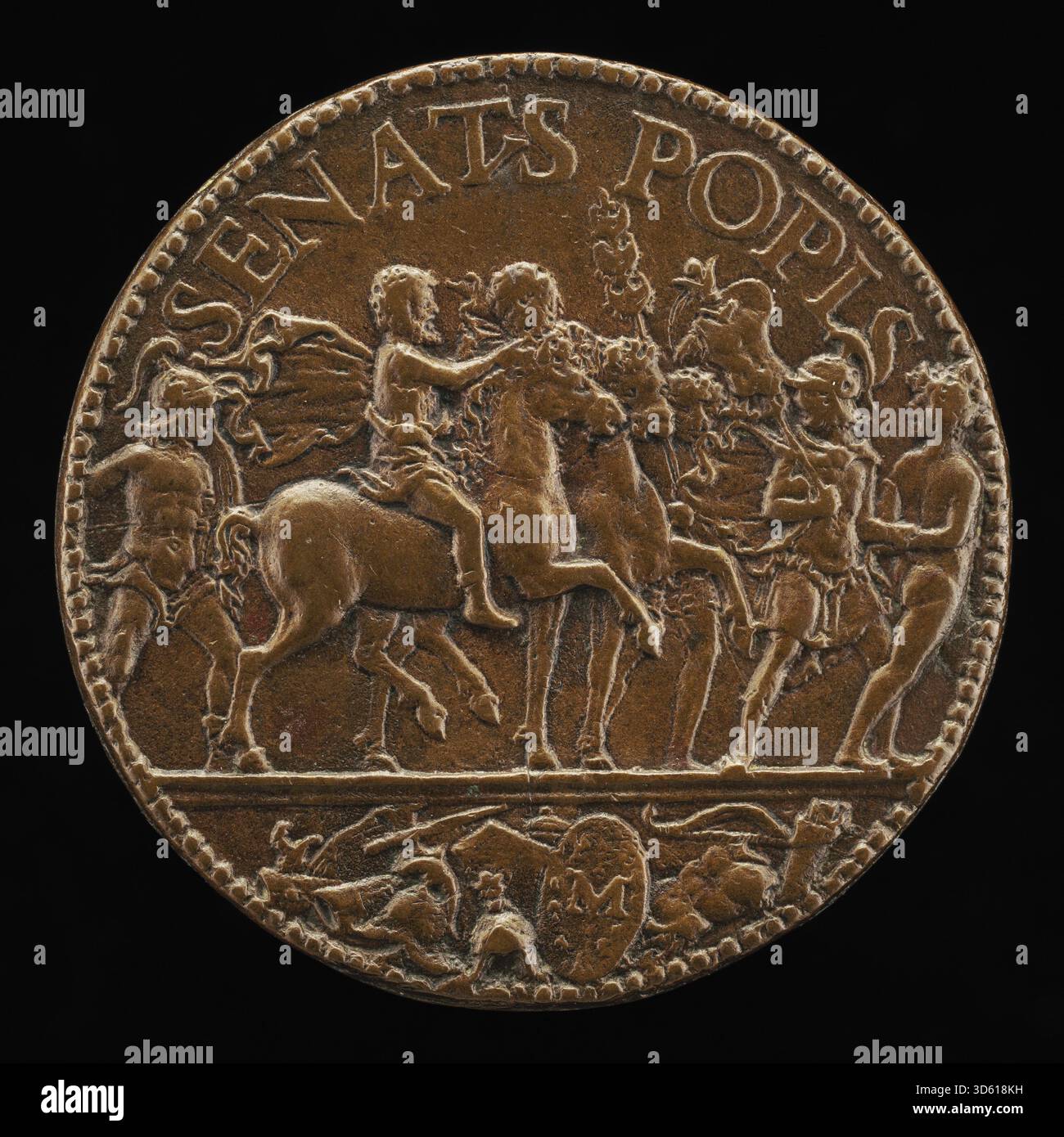 Early renaissance medallic art hi-res stock photography and images - Alamy