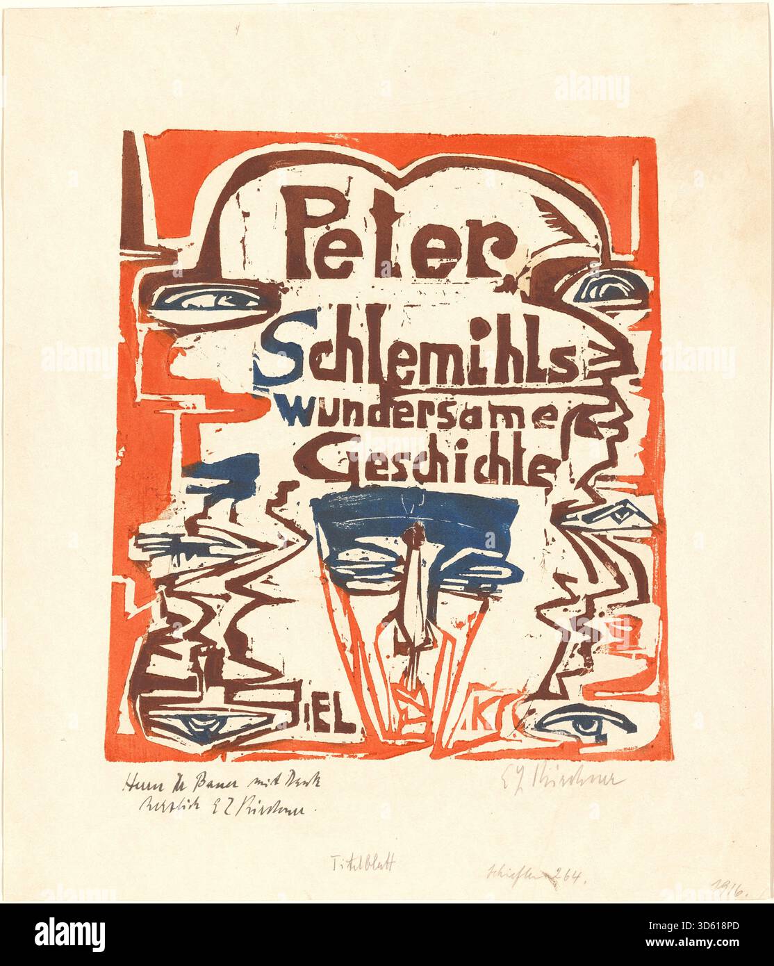 This 1915 title page illustration by Ernst Ludwig Kirchner for 'Peter ...