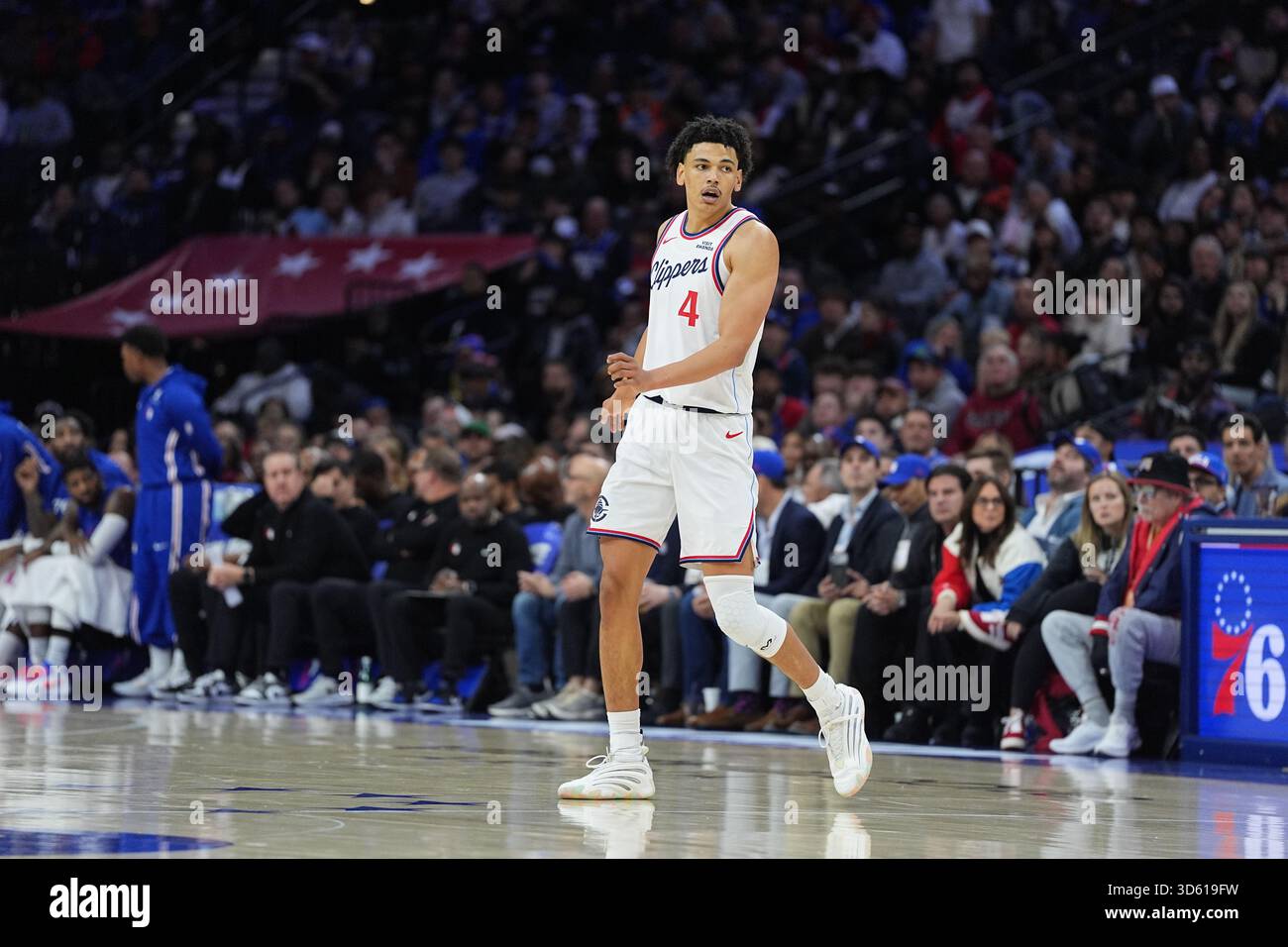 Los Angeles Clippers' Kobe Sanders in action during an NBA basketball ...