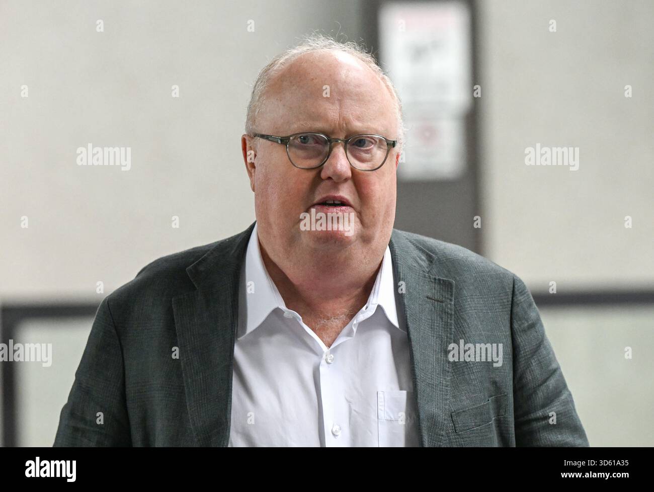 Geoffrey Watson SC is seen outside the Commission of Inquiry into the ...