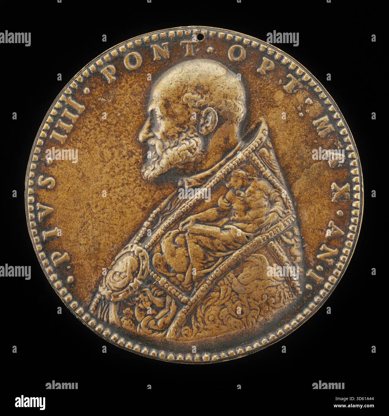 Portrait of Pope Pius IV (Giovanni Angelo de' Medici, 1499–1565), who ...