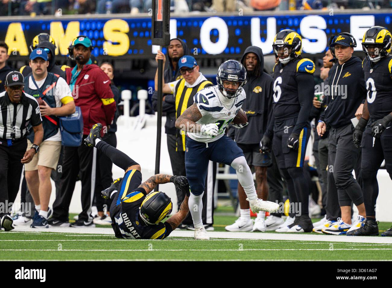Jaxon smith njigba seahawks 2025 hi-res stock photography and images ...
