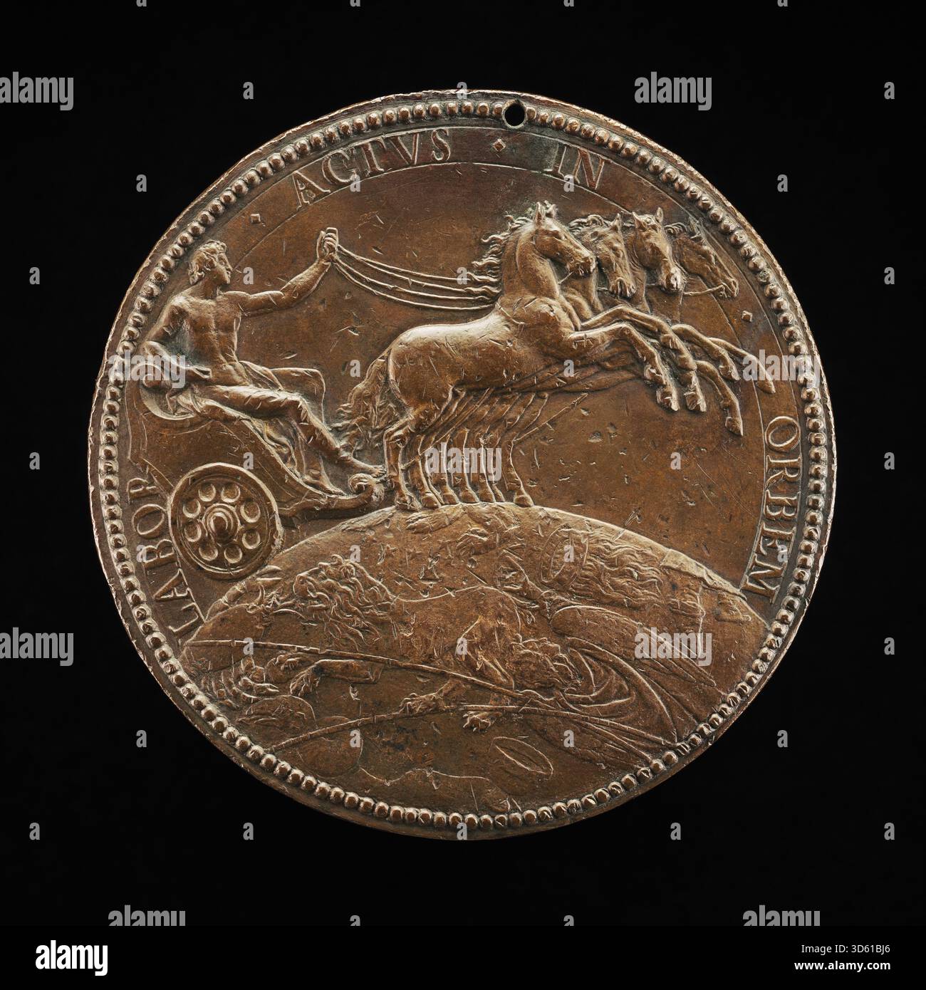 This 1613 medal by Guillaume Dupré depicts Apollo, the Roman sun god ...