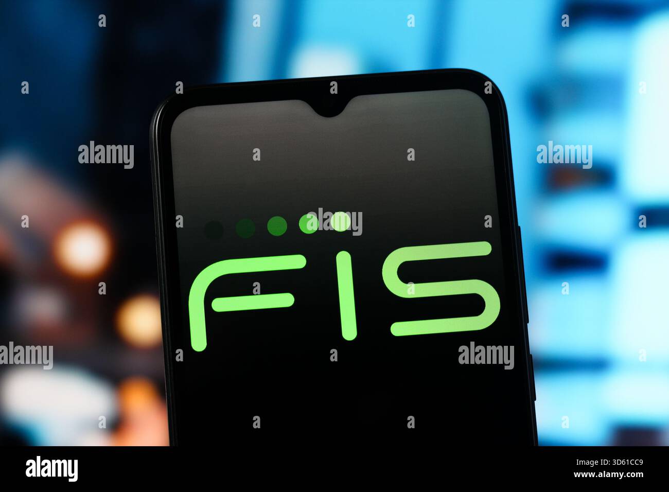 In this photo illustration, the Fidelity Information Services (FIS ...