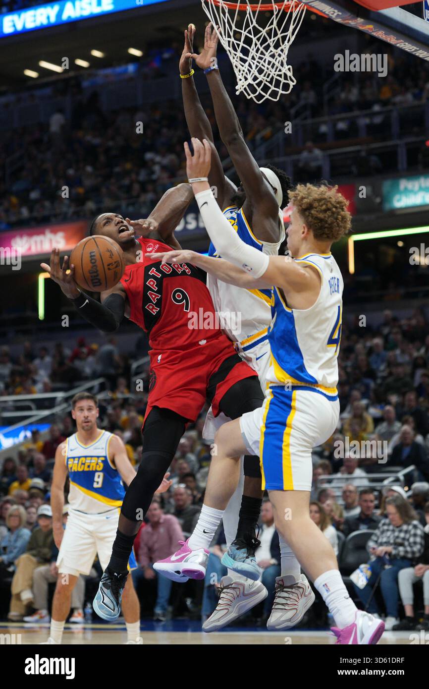 Toronto Raptors forward/guard RJ Barrett (9) in action during the first ...