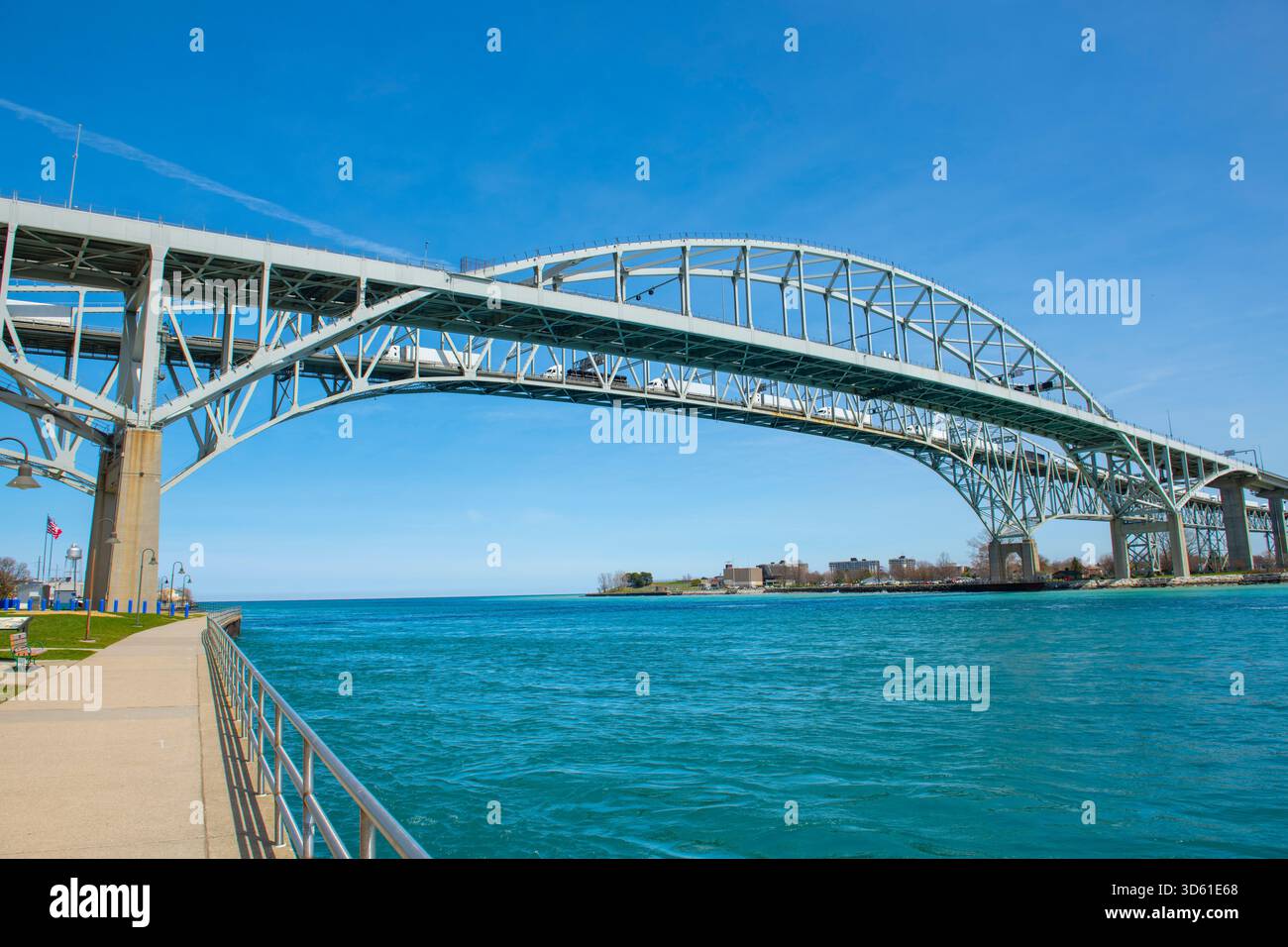 Blue Water Bridge is an international bridge across the St. Clair River ...