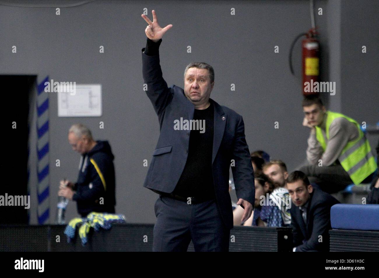 Non Exclusive: Head coach of BC Kharkivski Sokoly (Kharkiv Falcons ...