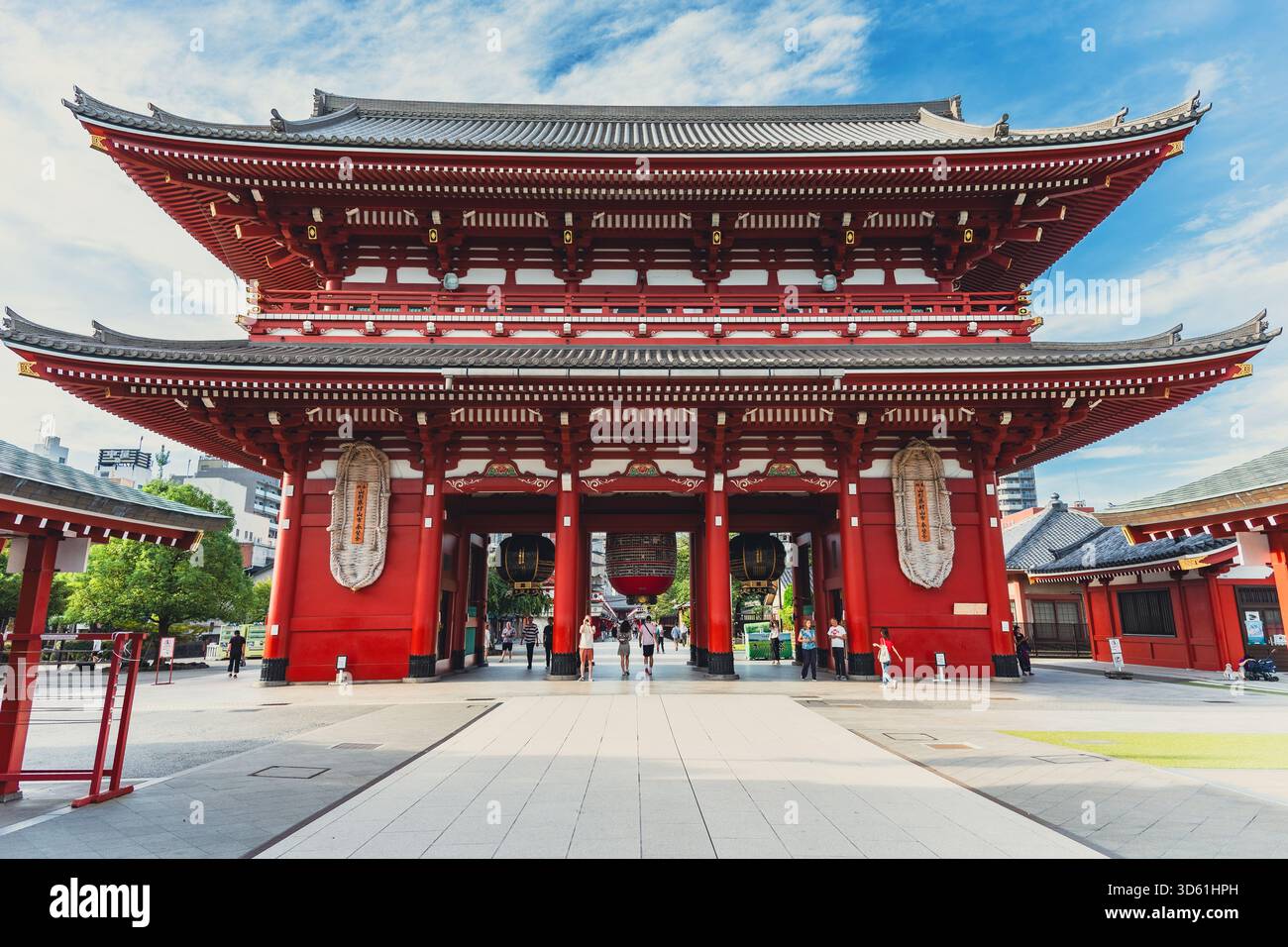 The historic Senso-ji Temple in Tokyo's Asakusa district captures the ...