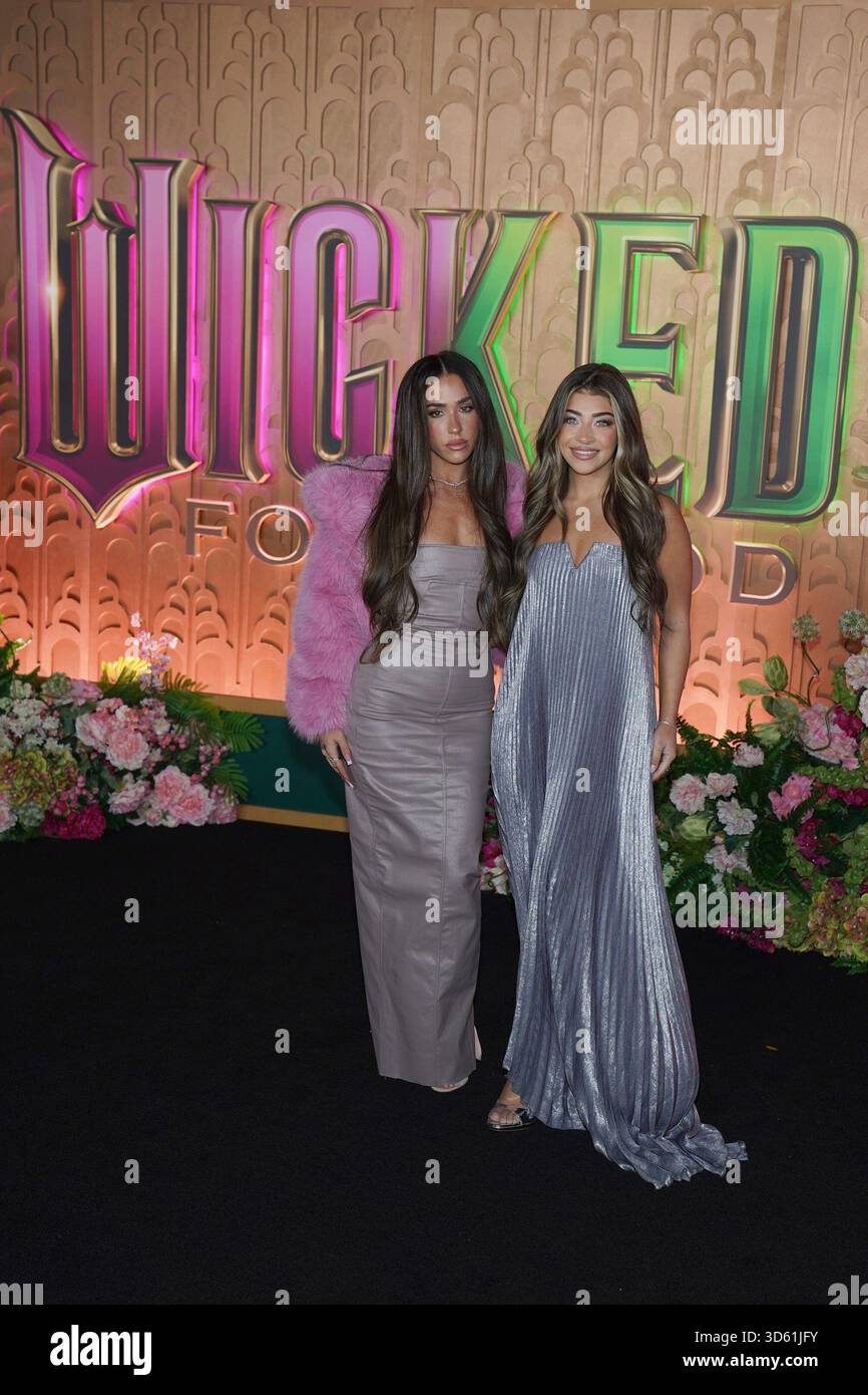 Ariana Biermann, Gia Giudice at arrivals for WICKED: FOR GOOD Premiere ...