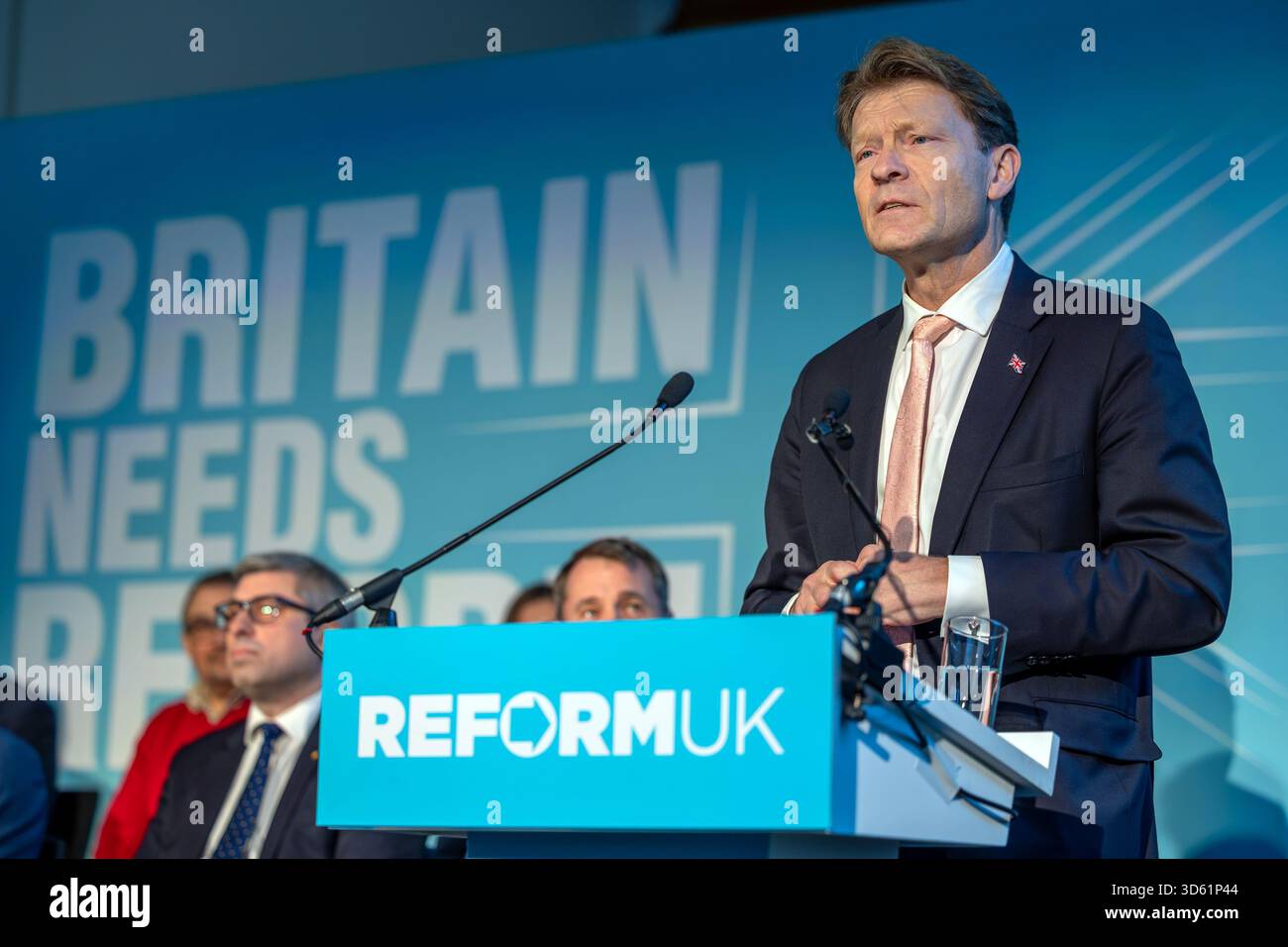 Church House Westminster — 17 November 2025. Reform UK leader Richard ...