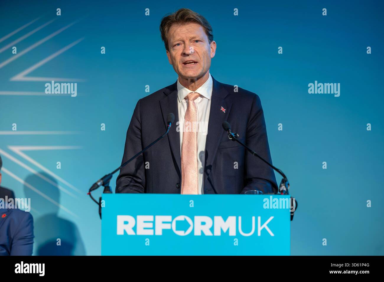 Church House Westminster — 17 November 2025. Reform UK leader Richard ...