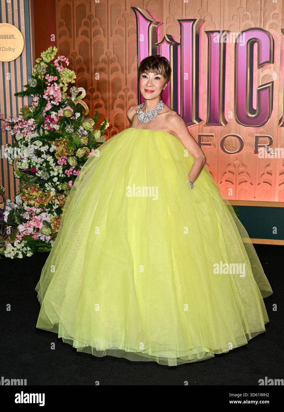 Michelle Yeoh attends the premiere of "Wicked: For Good" at Lincoln ...