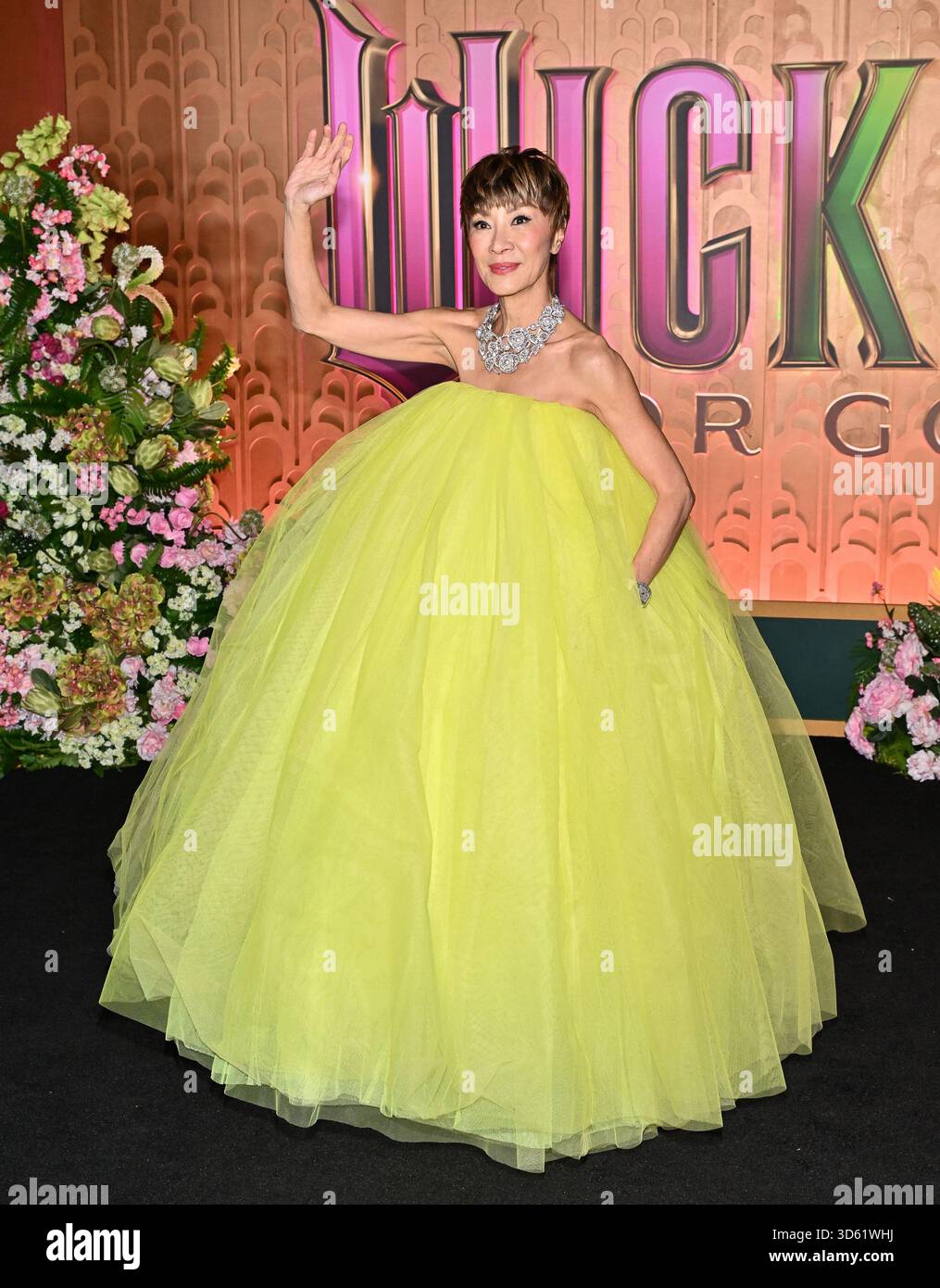 Michelle Yeoh attends the premiere of "Wicked: For Good" at Lincoln ...