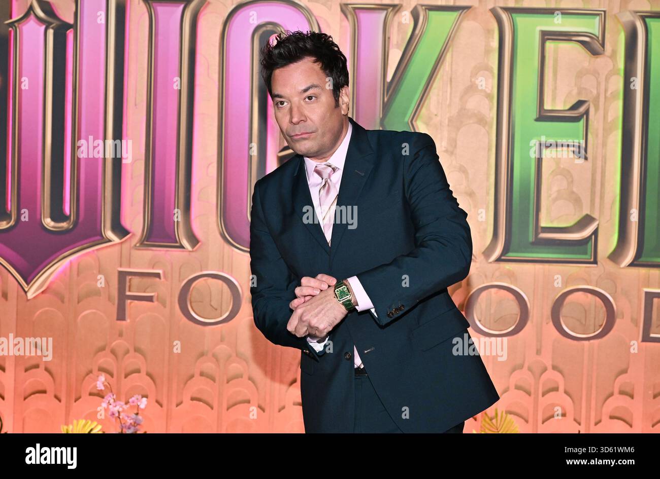 Jimmy Fallon attends the premiere of "Wicked: For Good" at Lincoln ...