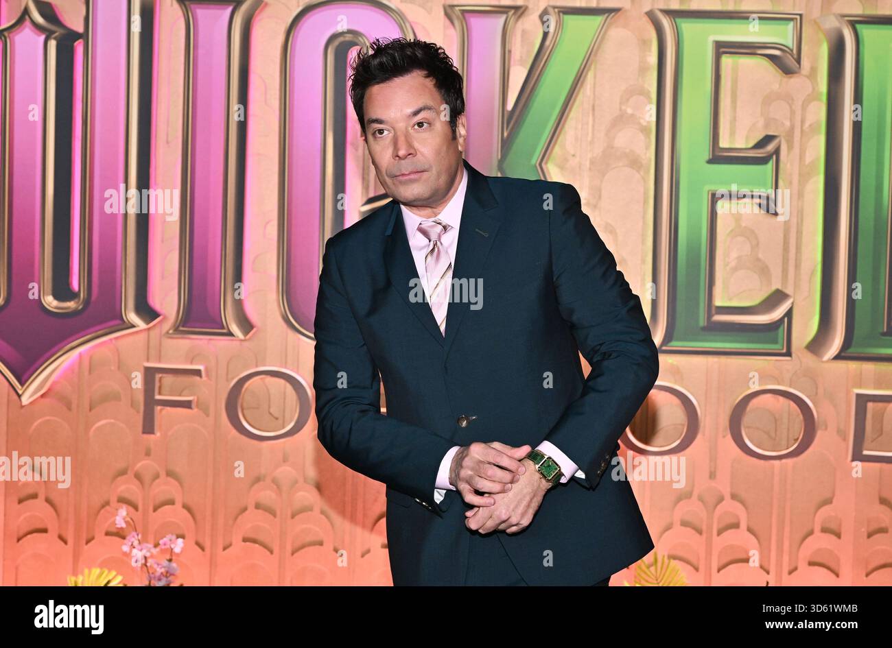 Jimmy Fallon attends the premiere of "Wicked: For Good" at Lincoln ...