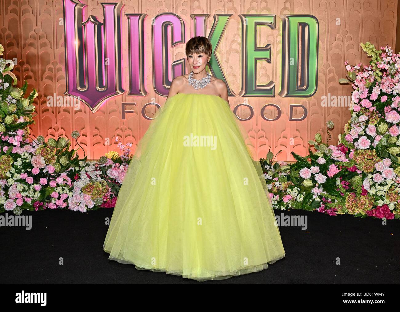 Michelle Yeoh attends the premiere of "Wicked: For Good" at Lincoln ...