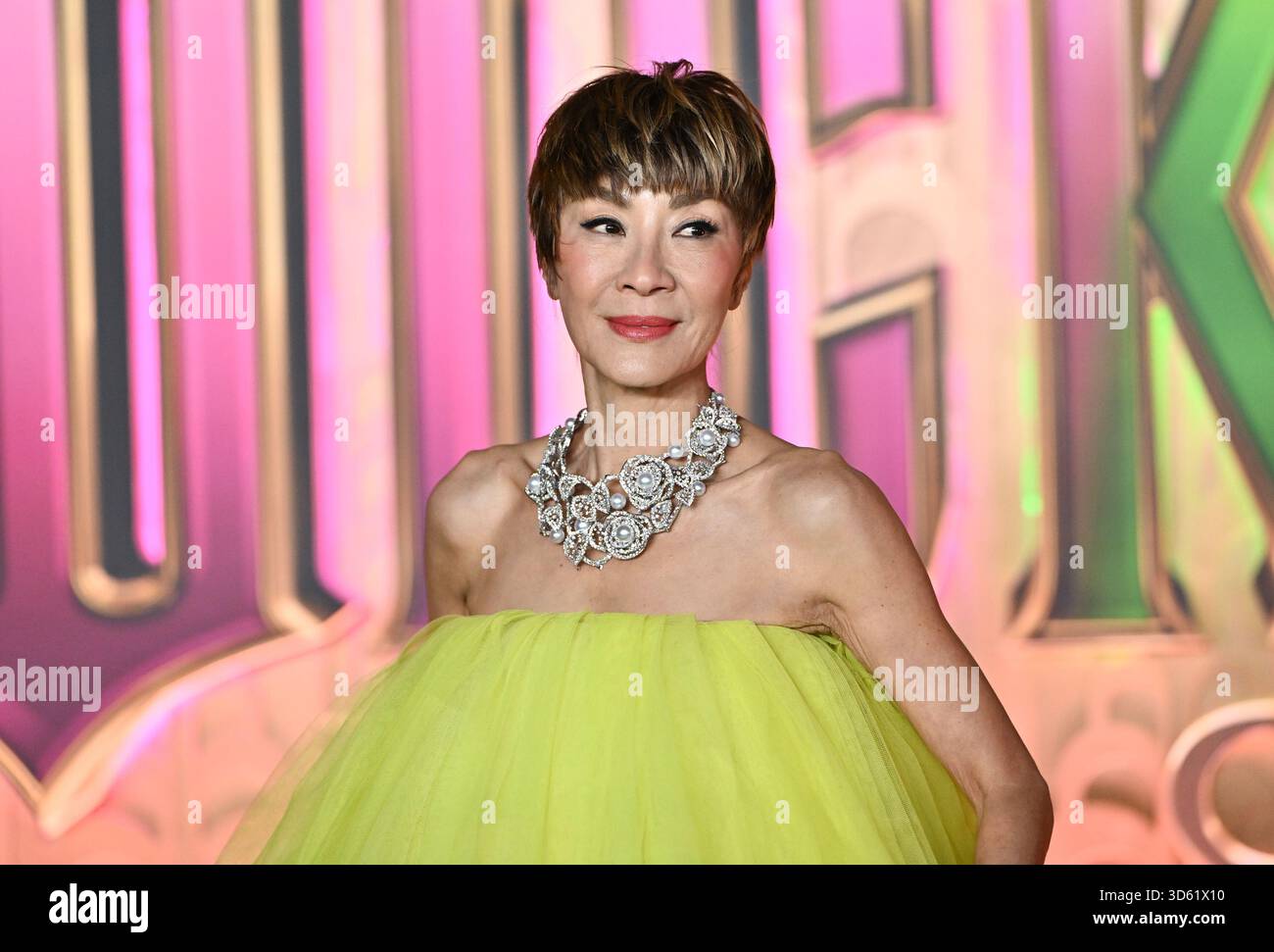 Michelle Yeoh attends the premiere of "Wicked: For Good" at Lincoln ...