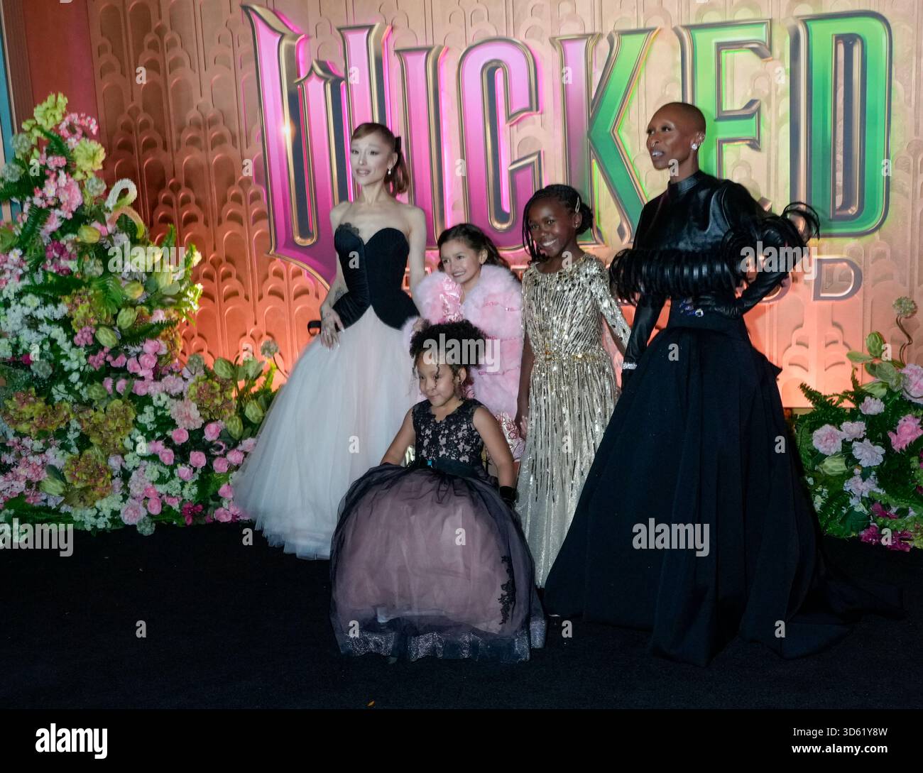 L-R: Ariana Grande wearing Schiaparelli, Scarlett Spears, Collette ...