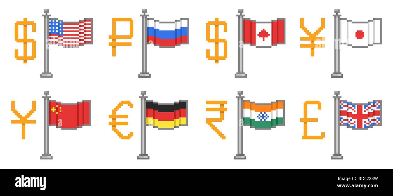 Monetary units Stock Vector Images - Alamy