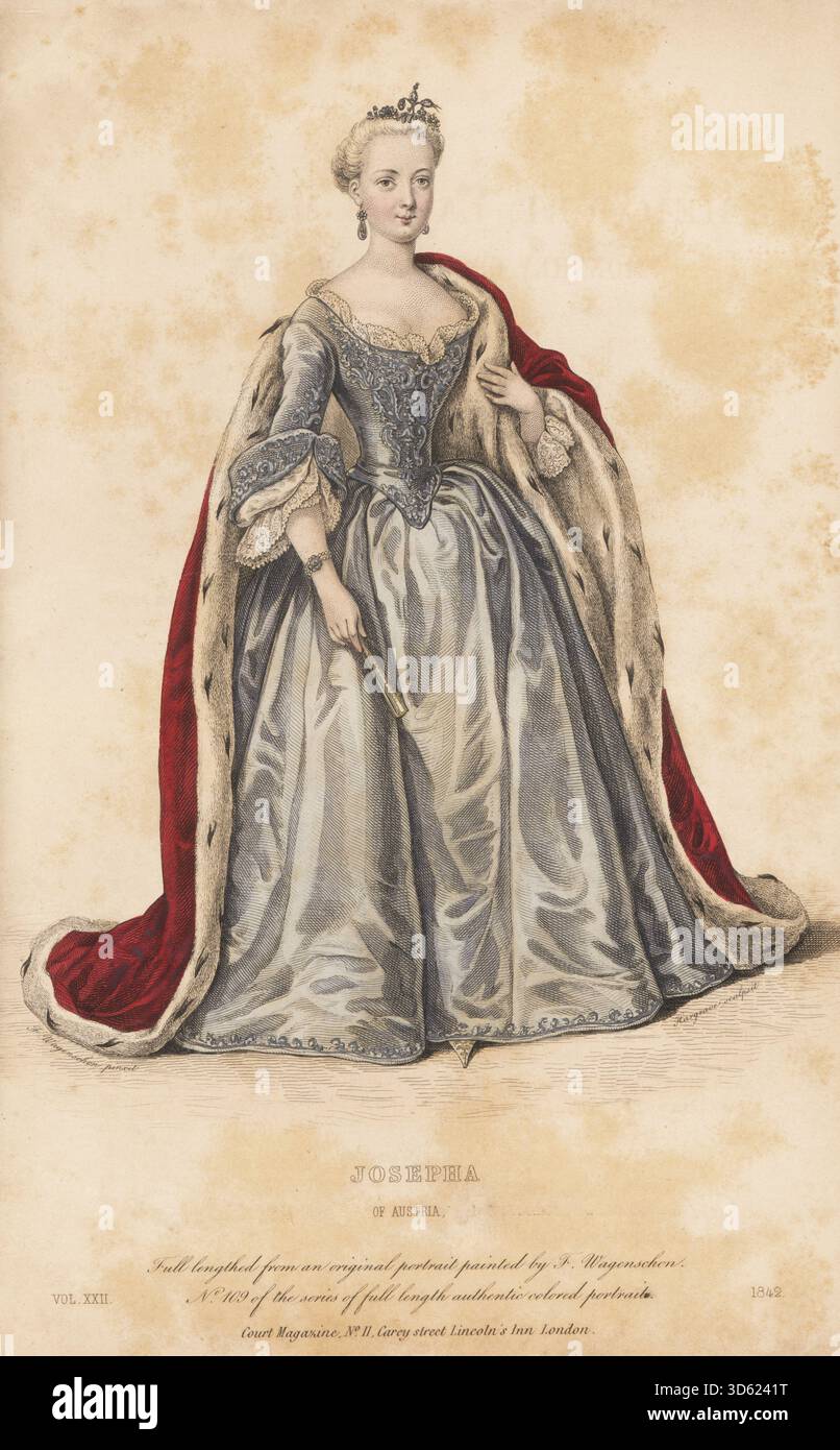 Maria josefa gabriella johanna antonia anna hi-res stock photography ...