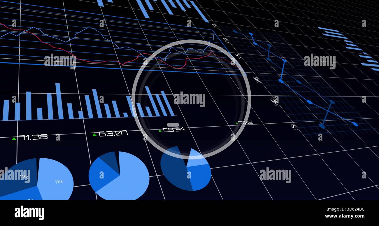 Overlaying translucent bar charts hi-res stock photography and images ...