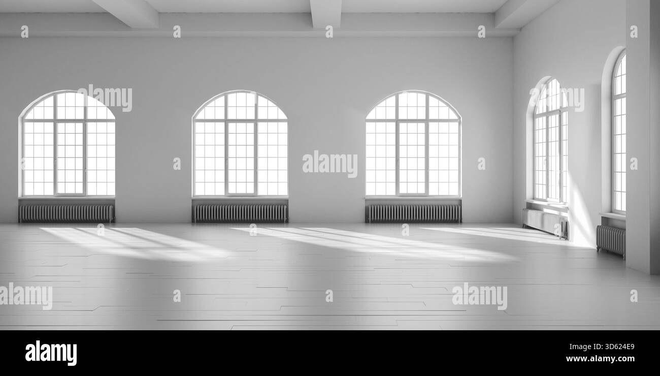 Empty living Black and White Stock Photos & Images - Alamy