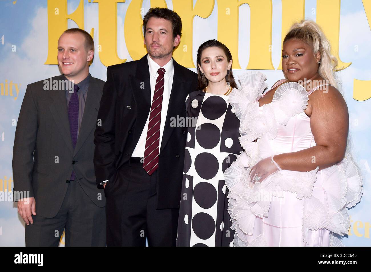 John Early, Miles Teller, Elizabeth Olsen und Da Vine Joy Randolph bei ...