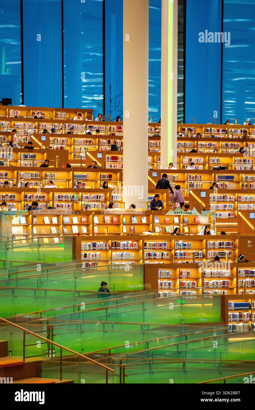 People read books at Beijing Library in Beijing, China, 15 November ...