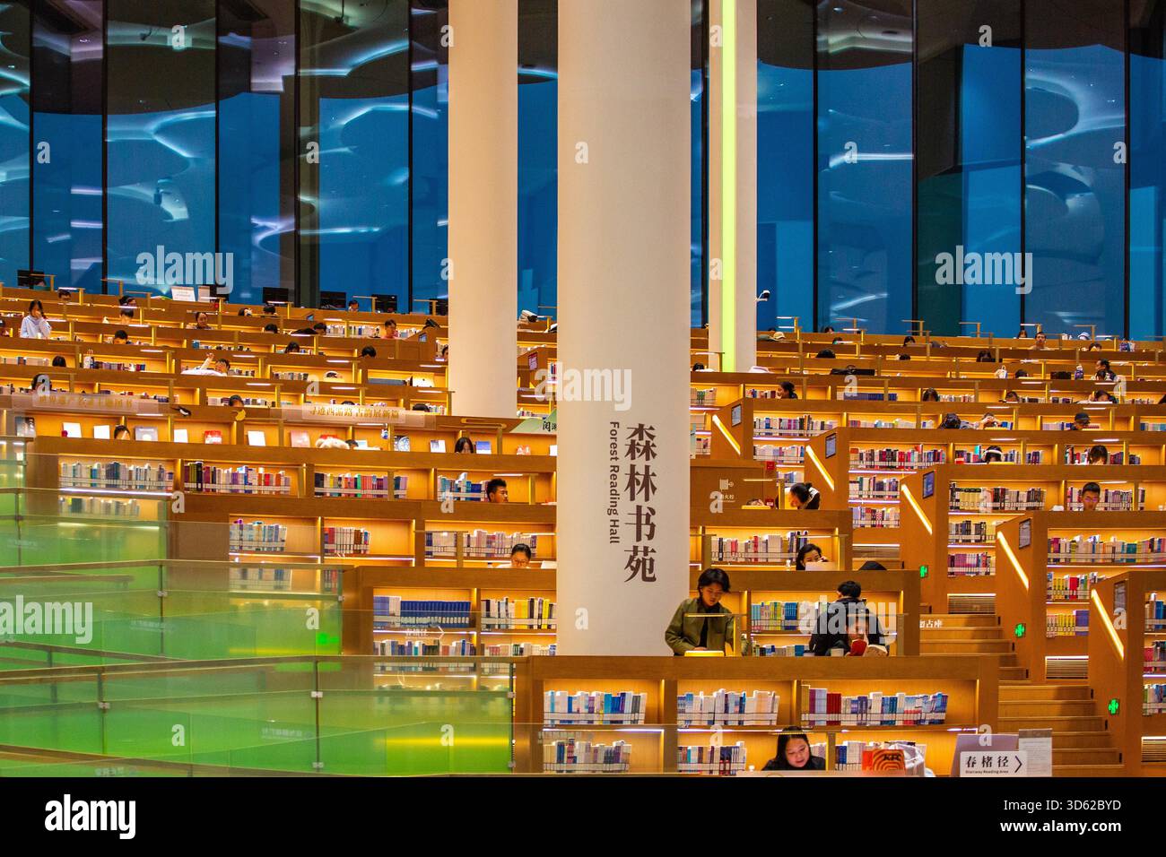 People read books at Beijing Library in Beijing, China, 15 November ...
