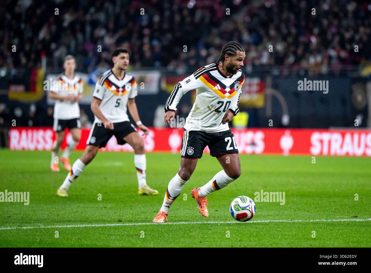 Serge Gnabry (Germany, #20) on the ball, GER, Germany vs Slovakia ...