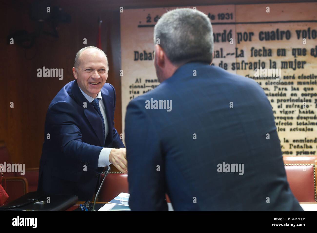 Redeia's CEO, Roberto García Merino, appeared before the Commission of ...
