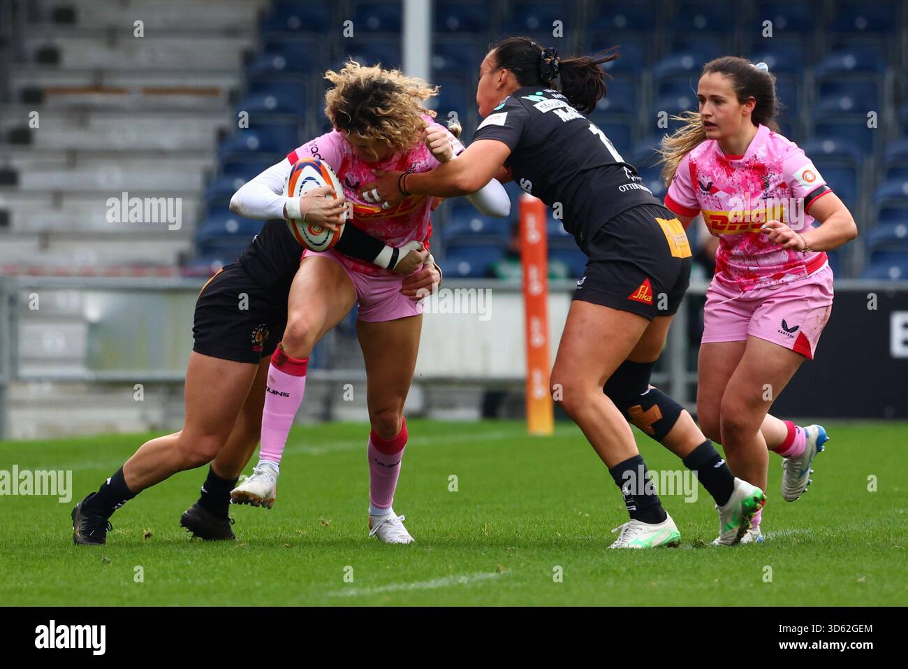 Exeter, Devon, UK. 16th November, 2025. PWR Premiership Women’s rugby ...