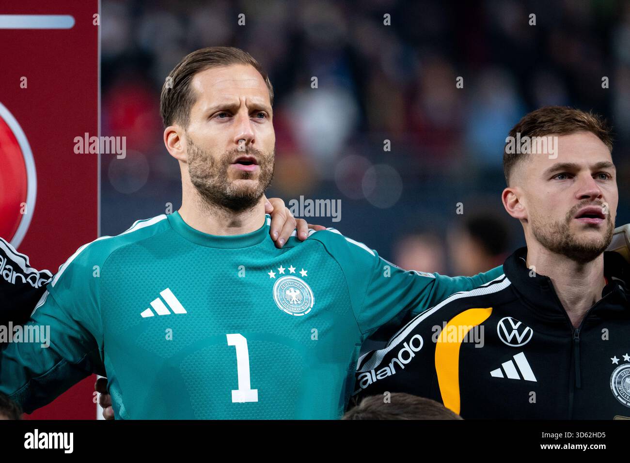 Oliver Baumann (Germany, #01), Joshua Kimmich (Germany, #06) during the ...